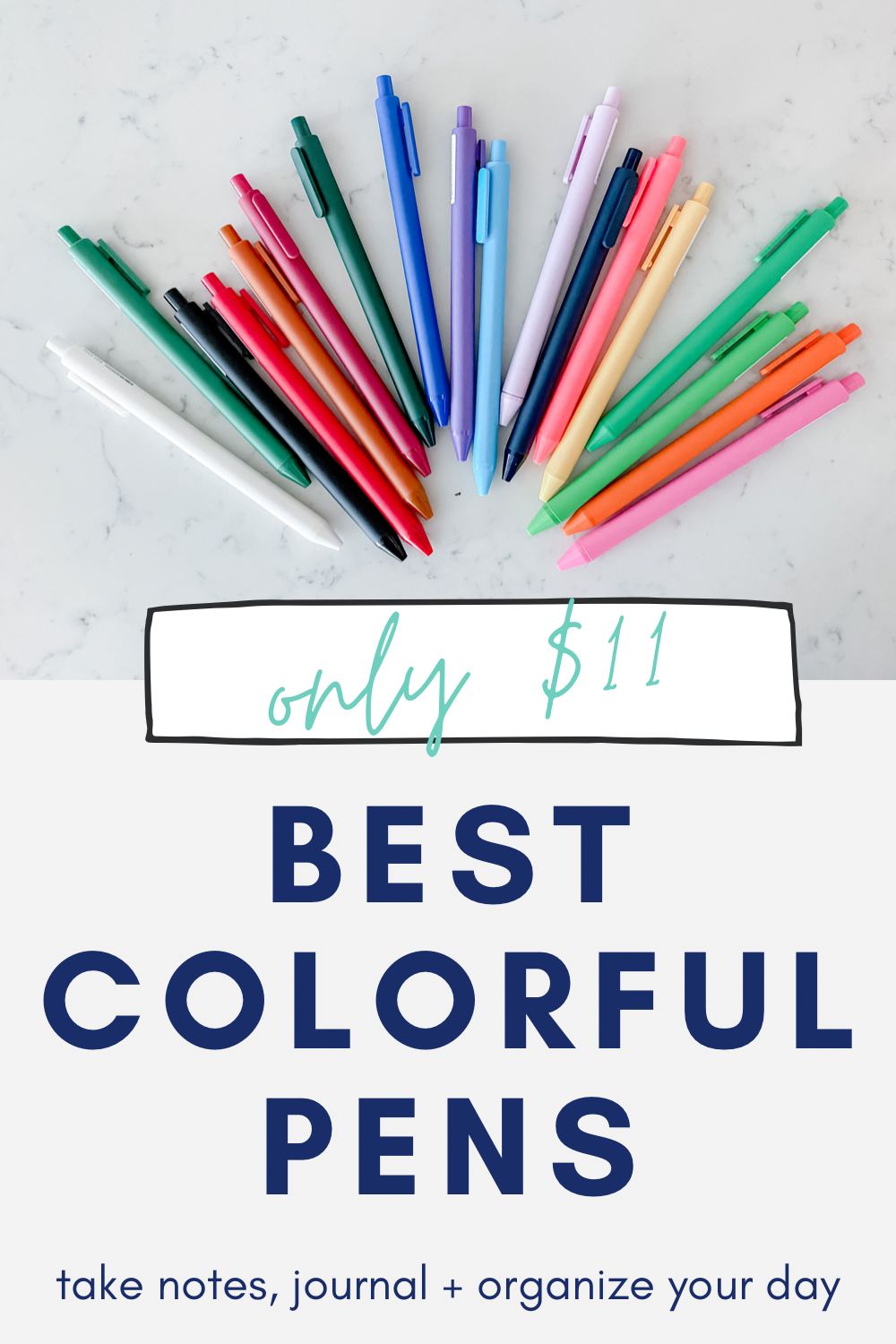 The best colorful pens for note taking are only $11 from Amazon!