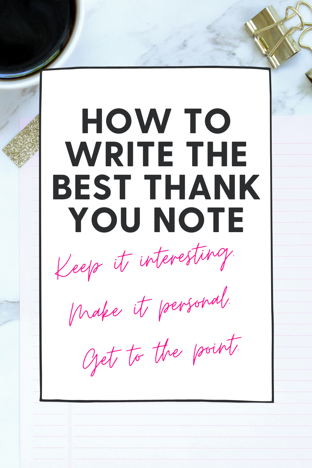 Handwritten Thank You Note Samples