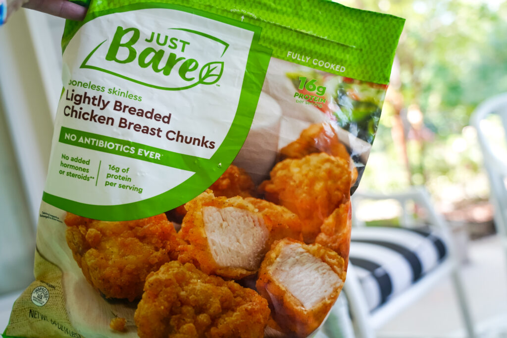 Just Bare Chicken Nuggets + Sparkling Rosé